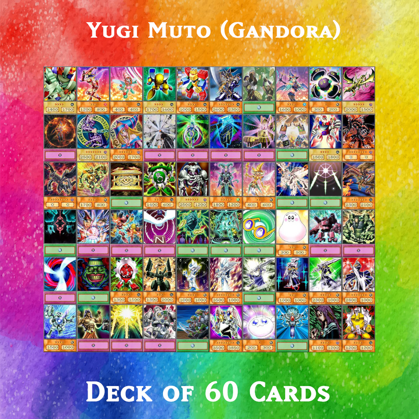 Yugioh Orica - Yugi Muto (Gandora) deck of 60 anime cards – Yugioh ...