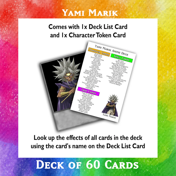 Yugioh Orica - Yami Marik deck of 60 anime cards – Yugioh Orica Vintage
