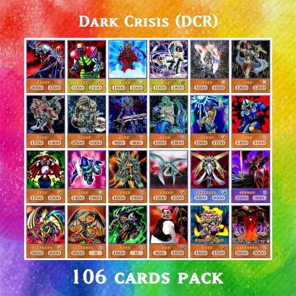Yugioh Orica - Dark Crisis (DCR) Booster Pack / Series of 106 cards – Yugioh Orica Vintage